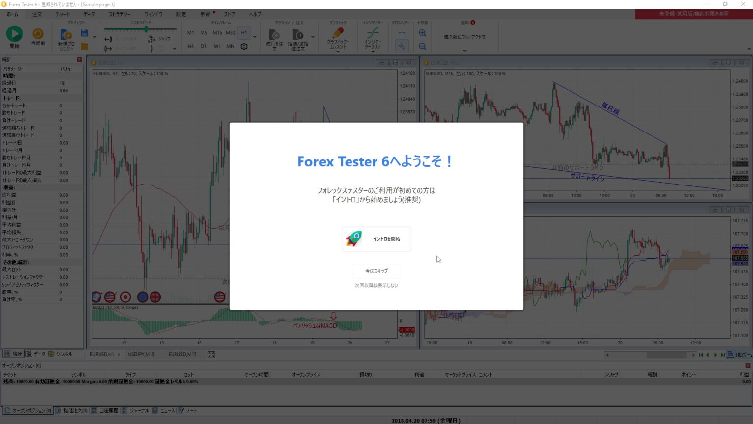 フォレックステスター（Forex Tester）が5から6（FT6）に変わったことによる変化など | FXプライスアクション研究所